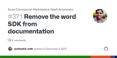 remove the word sdk from documentation · issue 371 · azure commercial marketplace saas