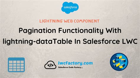 How To Build Pagination With Lightning Datatable In Salesforce Lwc