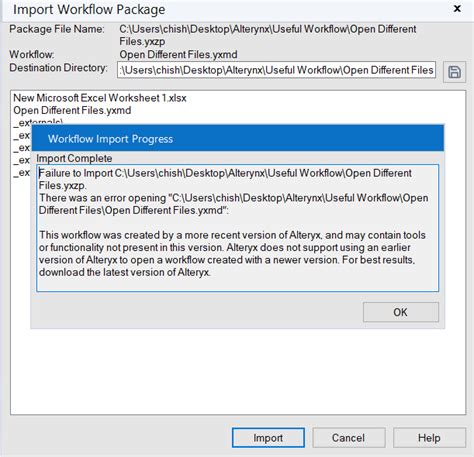 import two or three tabs within one excel file alteryx community