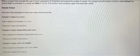 Solved Write A Program That Prompts The User To Input A