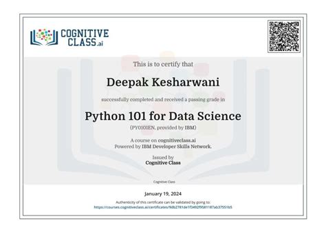 Deepak Kesharwani On Linkedin Thrilled To Announce That Ive Successfully Completed The Python