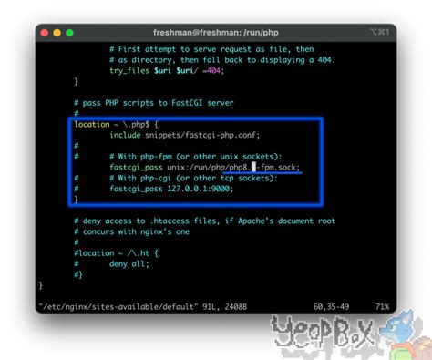 우분투ubuntu 2204 Server Php Nginx 설치기 Yeopbox