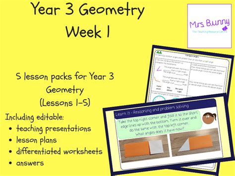 Geometry Properties Of Shapes Year 4 Teaching Pack 3