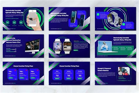 Robonic Robotics Powerpoint MasterBundles