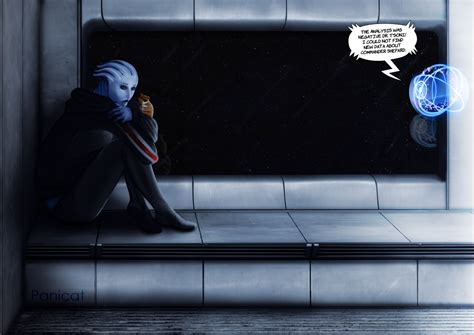 Commission Mass Effect 3 Liara Space Hamster By Panicatsphantasie