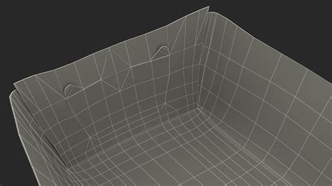 갈색 크래프트 종이 식품 트레이 세트 3d 모델 15 3ds Blend C4d Fbx Max Ma Lxo