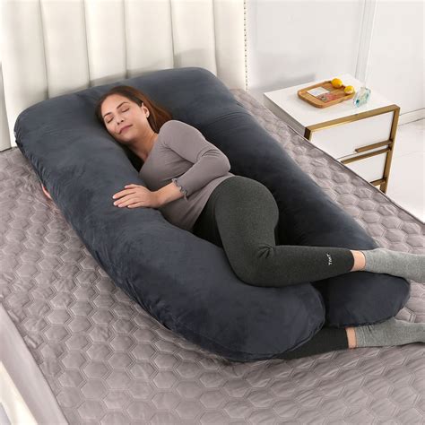 Samoyeec Pregnancy Maternity Pillows Cover For Sleeping Removable U Shape Fulled Body Pillow