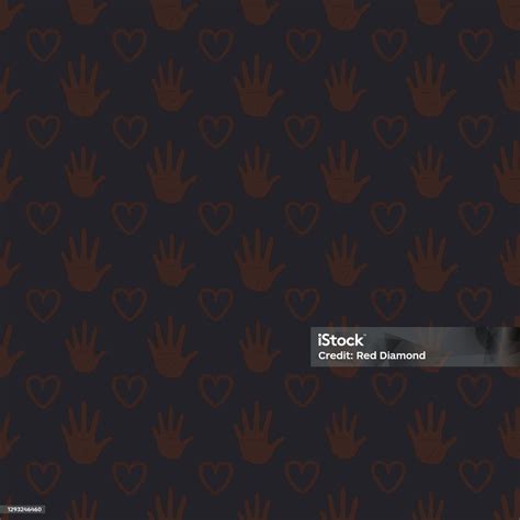 흑인의 패턴 원활한 갈색 손바닥 아프리카 계 미국인의 손 히스패닉 손 다국적 사회 패턴 흑인 의 삶이 중요하다 차별 금지 포스터 카드 배너 인쇄 표지판 등 갈색에 대한 스톡