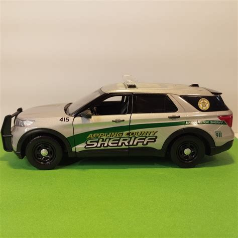 Appling County Sheriff Police Model Car Diecast 2022 Ford 1 24 Scale