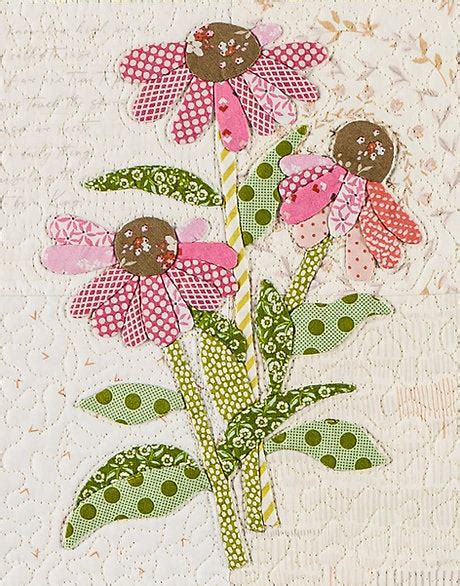 pattern fields of flora quilt by the vintage spool the singer