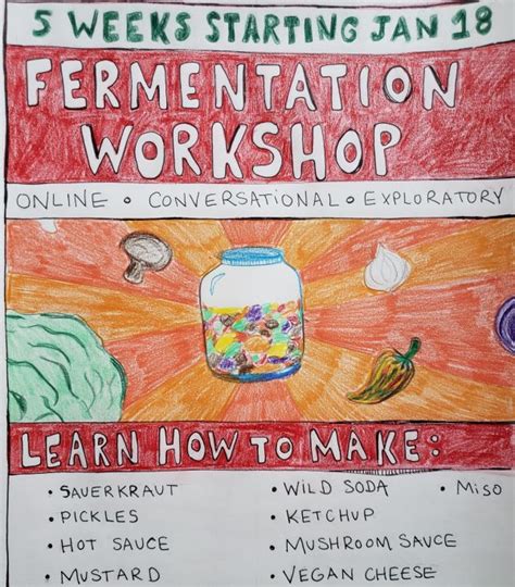 Week Online Fermentation Workshop Foraging Fermenting And Having Fun Cooking