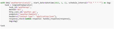Simplehttpoperator In Apache Airflow