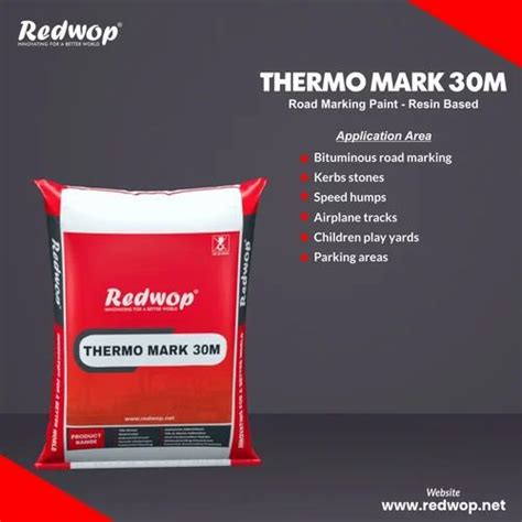 REDWOP WHITE AND YELLOW Therm Mark 30m Packaging Size 25 KG At Best Price In Rajkot