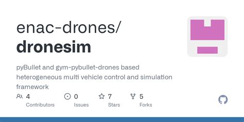 GitHub Enac Drones Dronesim PyBullet And Gym Pybullet Drones Based Heterogeneous Multi