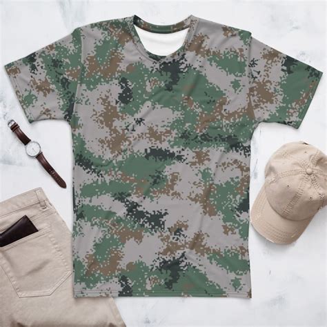 CAMO HQ Chinese Type 07 Universal CAMO Mens T Shirt Mens Tshirts Camo Men Mens T