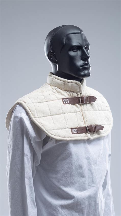 Neck Collar Armor Protection In Buhurt Padded Shoulder Gambeson