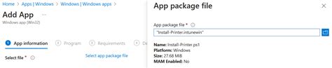 deploy network printers via intune binish varghese s it blog