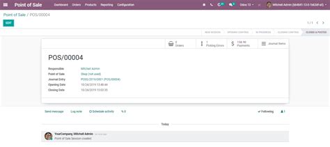 Create Your First POS Order Odoo 13 Enterprise Edition Book PoS