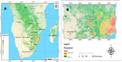 A Chirps Satellite Derived 24 H Precipitation Estimates In Mm Over Download Scientific