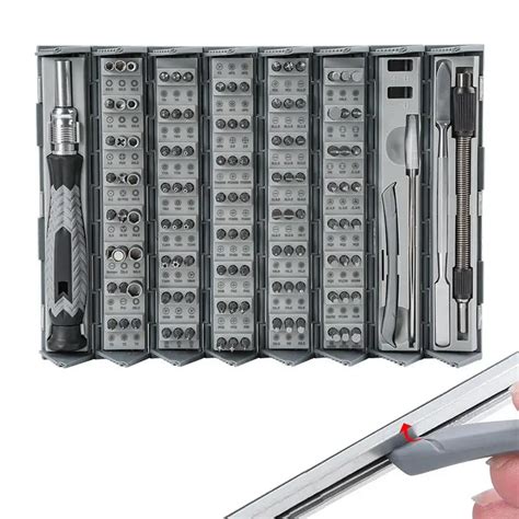 롤업 스크루드라이버 케이스 스크루드라이버 비트 세트 키트 수리 도구 키트 휴대폰 노트북 Pc 안경 게임 콘솔 126 개