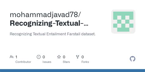 Github Mohammadjavad78recognizing Textual Entailment Recognizing
