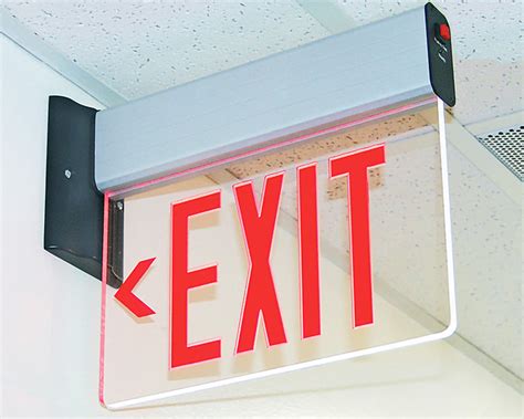 Edge Lit Exit Signs Edge Lit LED Exit Signs Edge Lit Exit Signs Edge Lit LED Exit Signs