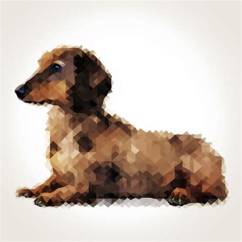 Premium Photo A Brown Dog With A Black Nose And Blue Eyes Sits On A