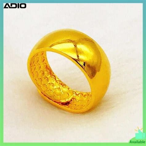 Cincin Perempuan Cincin Cincin Emas Cincin Emas Pasir Vietnam Untuk Lelaki Dan Wanita Asli