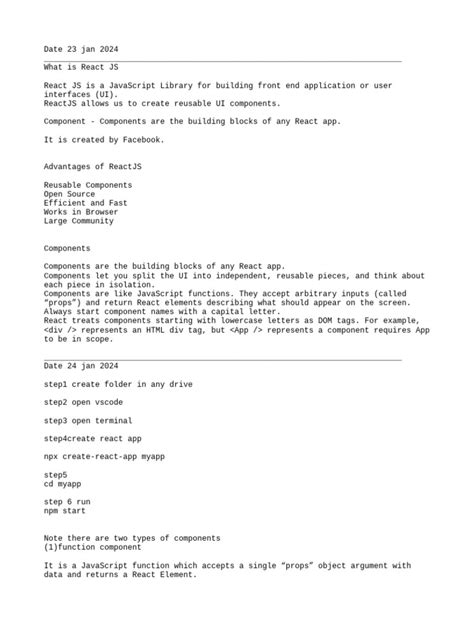24 Date Jan React Js 2024 Pdf Systems Engineering Software