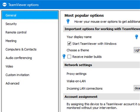 Program Startup TeamViewer Support