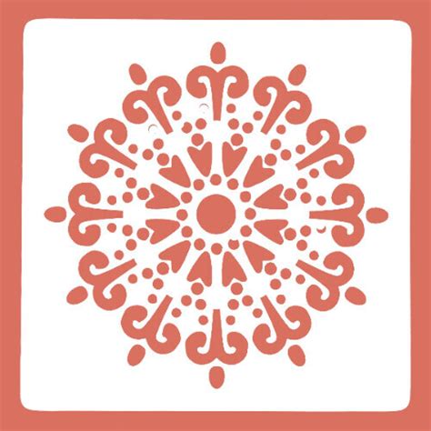 스텐실 도안 만다라 B 08 114 특별한공예샵