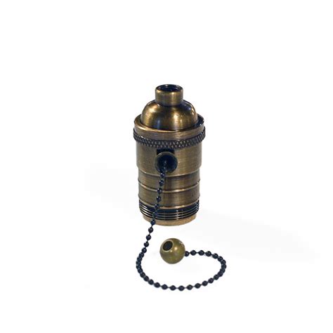 Uno Light Socket Antique Brass