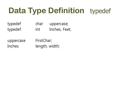 Data Type Ppt Download