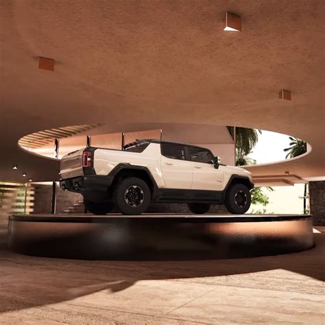 Insane Hummer Ev Garage Concept Doubles As Fantasy Desert Getaway Maxim