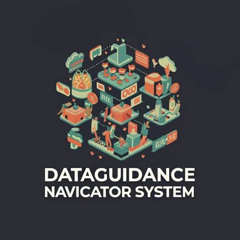 Logo Design For Dataguidance Navigator System Balancing Data Analysis