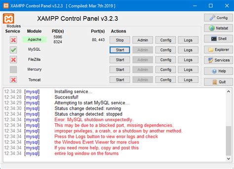 How To Fix The Error MySQL Shutdown Unexpectedly MAGE DB COM