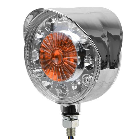 Double Face Side Marker Lights LED Yellow Red Turn Grandado