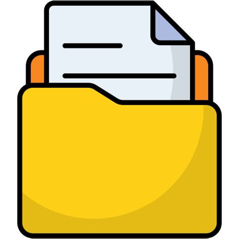 File Generic Outline Color Icon