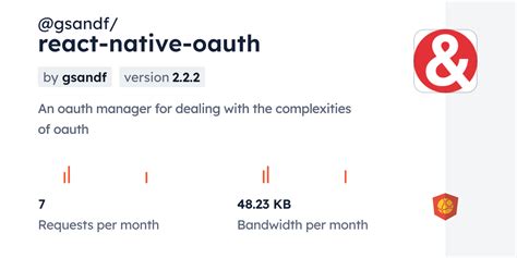 Gsandfreact Native Oauth Cdn By Jsdelivr A Cdn For Npm And Github