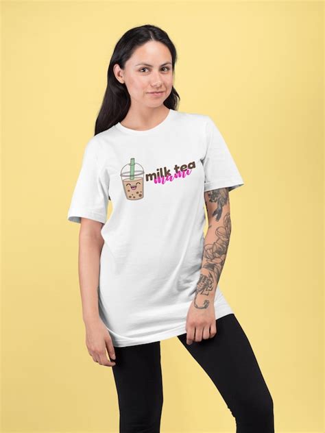 Milk Tea Mami Shirt Bubble Tea Boba Milk Tea Boba Tea Thai Tee Etsy