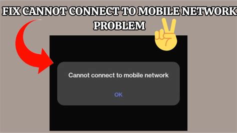 Fix Cannot Connect To Mobile Network Problem Tech Solutions Bar Youtube