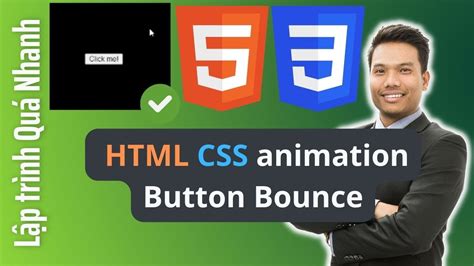 Css Animation Button Bounce Effect Youtube
