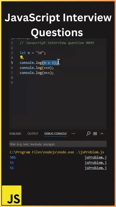 tricky javascript interview question 0099 javascript coding dsa youtube