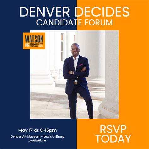 Candidate Forums Darrell Watson For Denver City Council District 9
