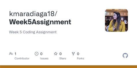 Github Kmaradiaga18week5assignment Week 5 Coding Assignment