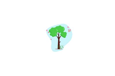 Cute Tree Art Graphic By Instatudio Creative Fabrica