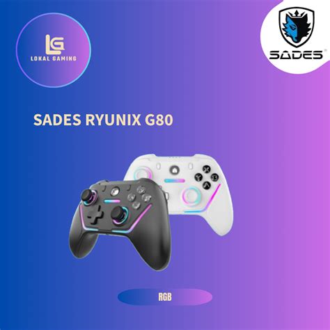 Jual Sades Ryunix G80 G 80 Wireless Gamepad Hall Effect Analog Dual Mode Shopee Indonesia