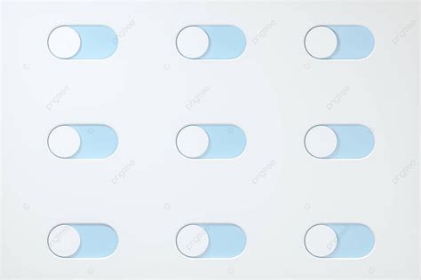 3d Rendering Of Technology Components Slide Switch And Touch Button Photo Background And Picture