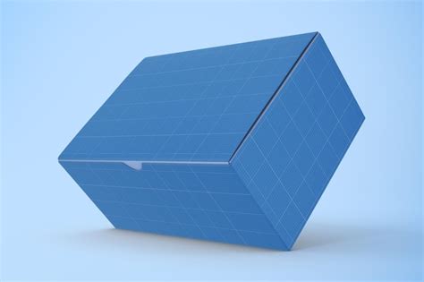 골판지 상자 모형 무료 Psd 파일