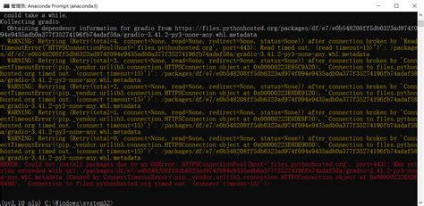 Pip安装报connectionpool错误解决方案htttpsconnectionpool Pip Install Csdn博客